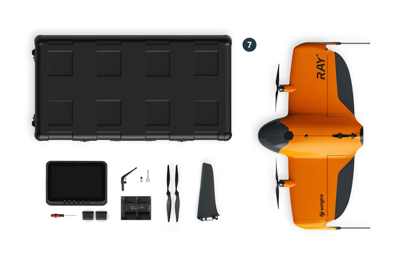 Drone Deploy WingtraRAY Map 61 Bundle w/Premium Tablet — Omni Tech Vault